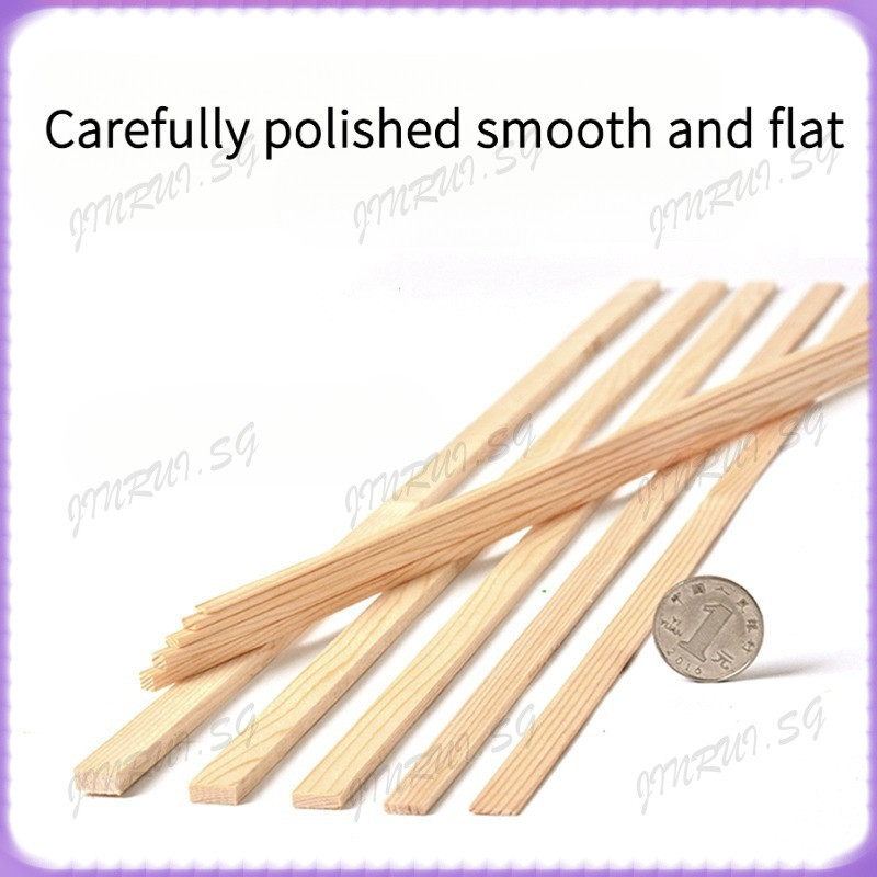 Solid Wood Board Original Color Thin Wood Strips Long Strips for Making ...