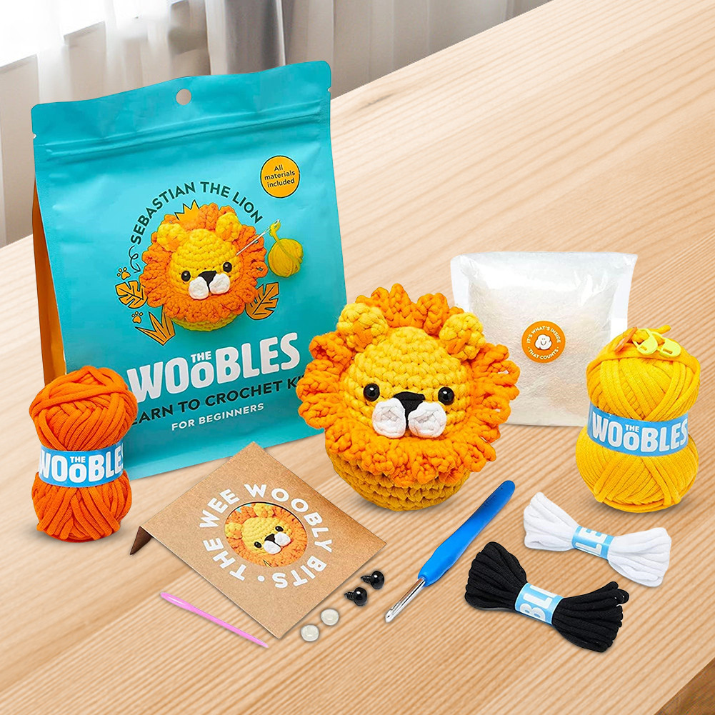 Crochet Kit with Crochet Yarn with Step-by-Step Video Tutorials Crochet ...
