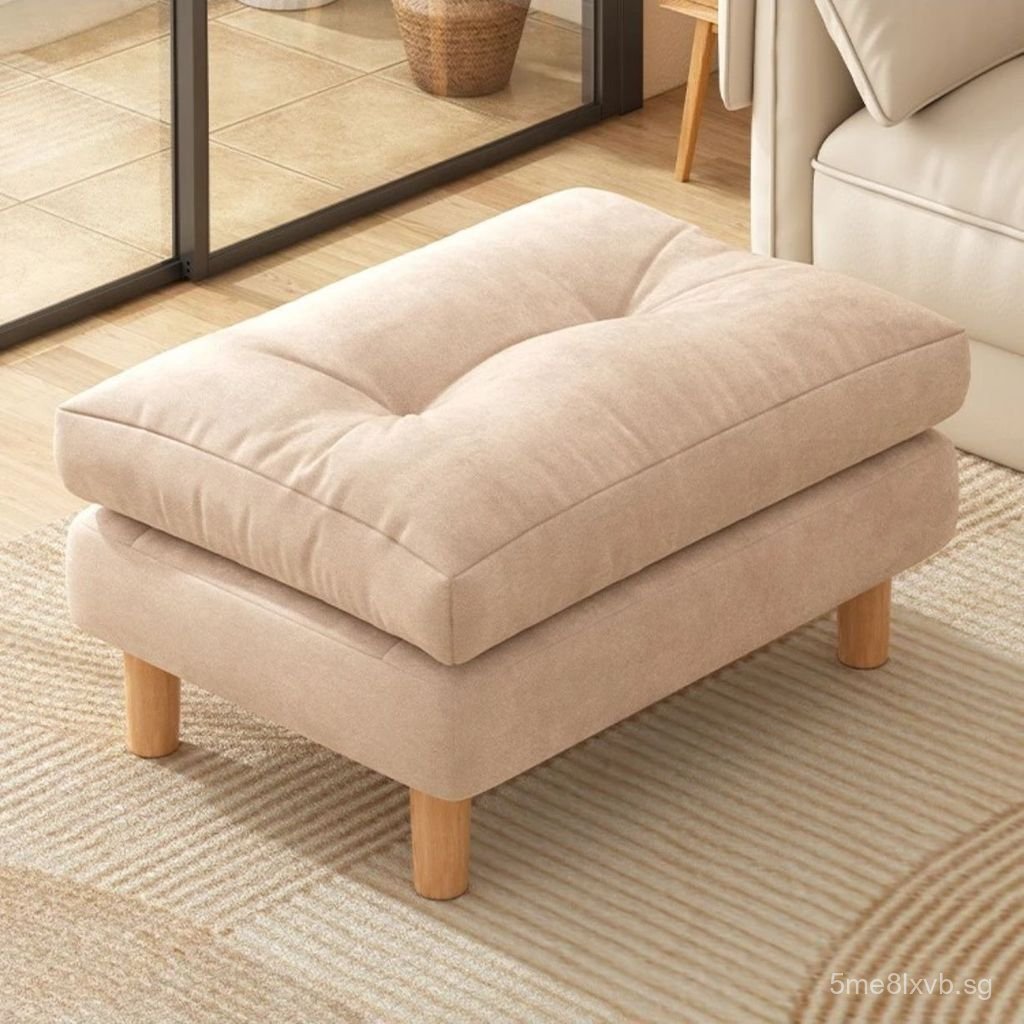 Lazy Sofa Footrest Foot Stool Shoe Changing Stool Footrest Home Living ...