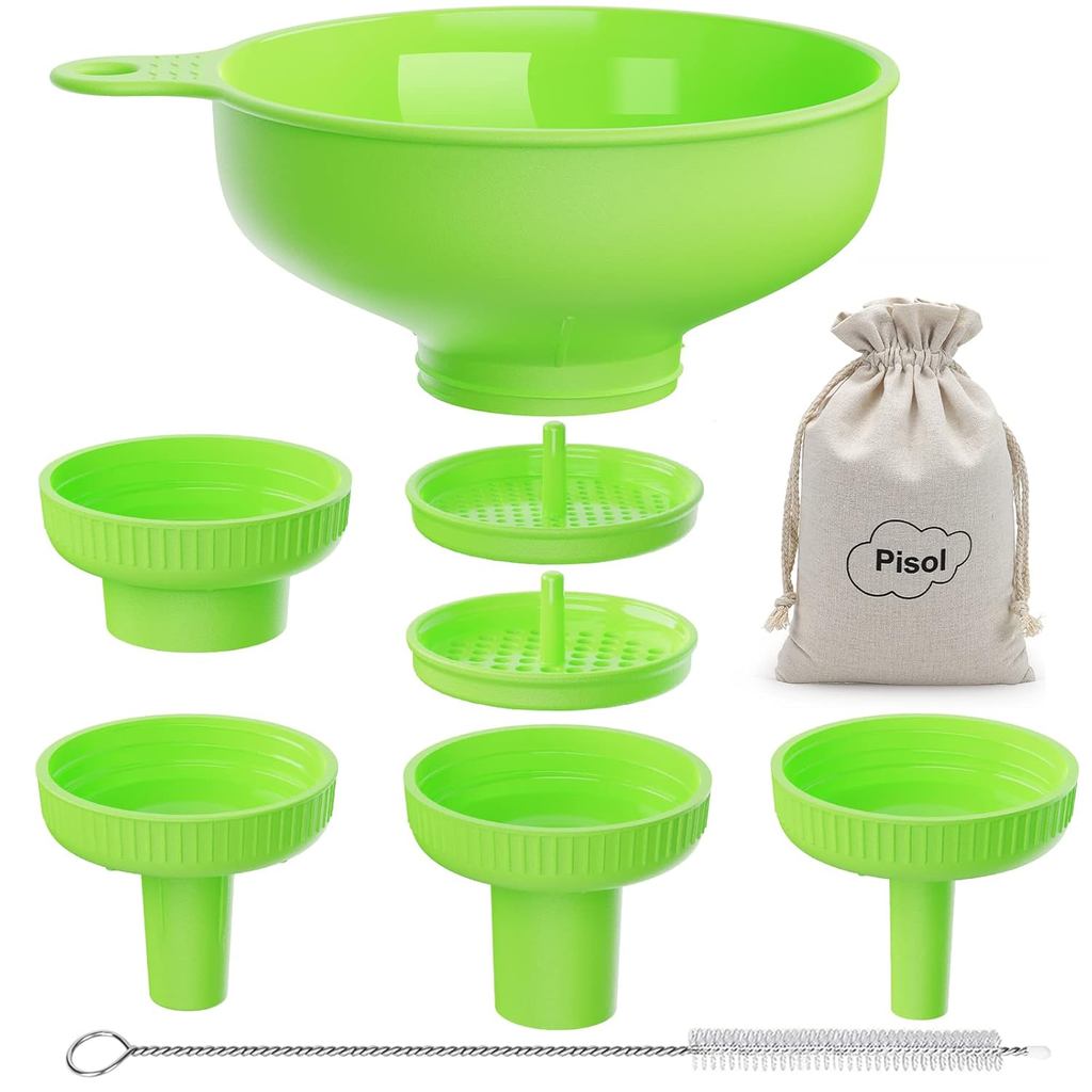 Pisol Wide Mouth Versatile Funnel, Canning Funnels for Kitchen Use ...