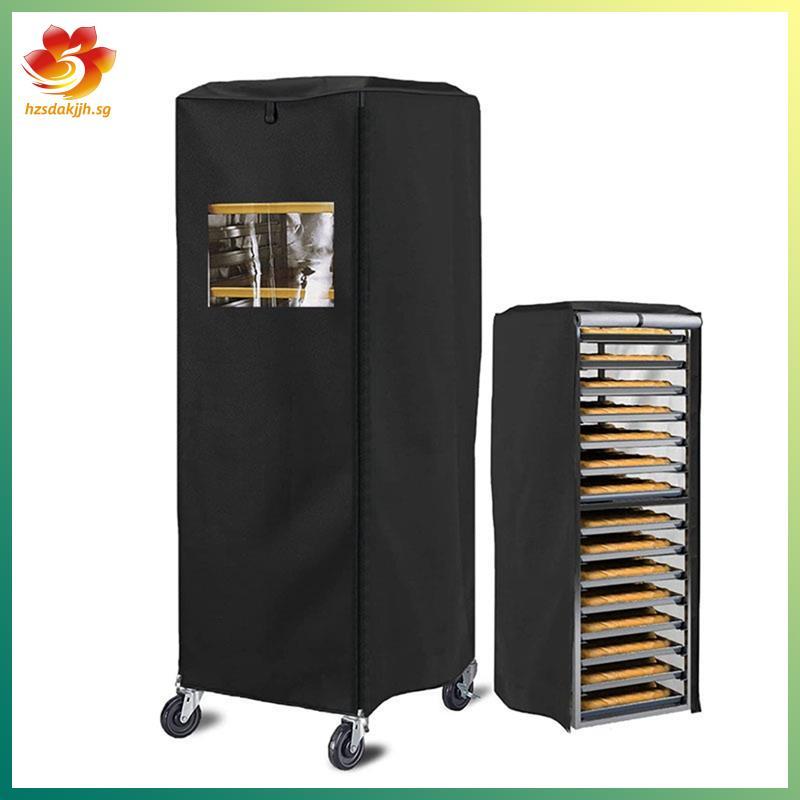 [hzsdakjjh.] Commercial Bakery Racks Cover with Zipper Speed Rack Cover ...
