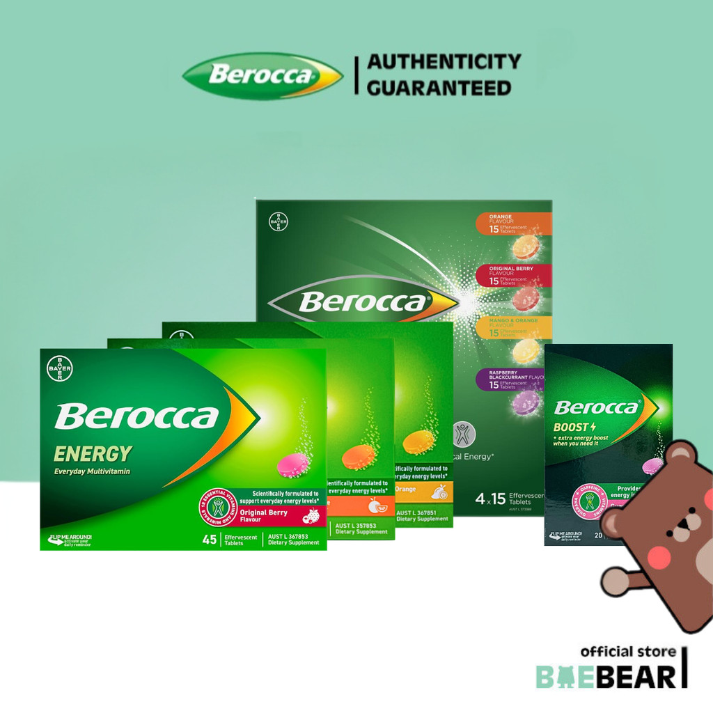 Berocca Orange Energy Vitamin C Effervescent | Berocca Boost | Berocca ...