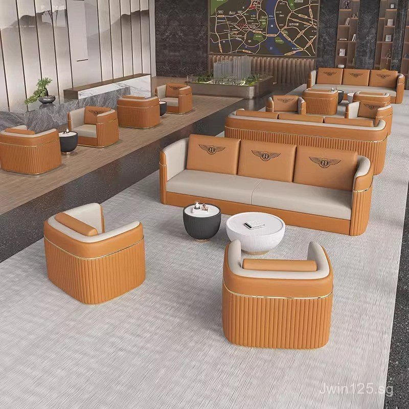 Office Sofa Sectional Meeting Set Lobby Sofa Rest Area Business Sales ...