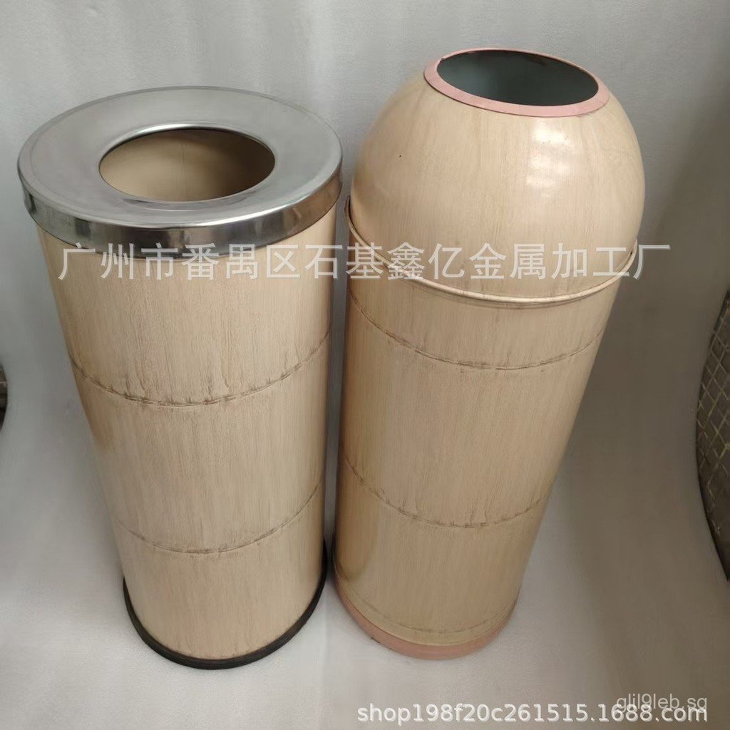 Indoor Fruit Peel Bin Wood Grain Trash Can Storage Bin Elevator ...