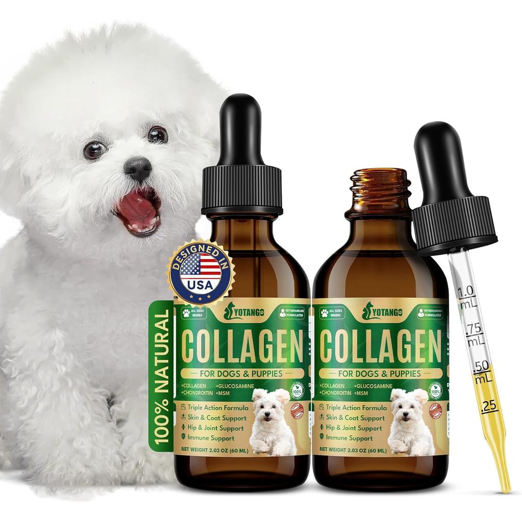Liquid Collagen for s, Collagen for & Coat Support, Immune Support ...