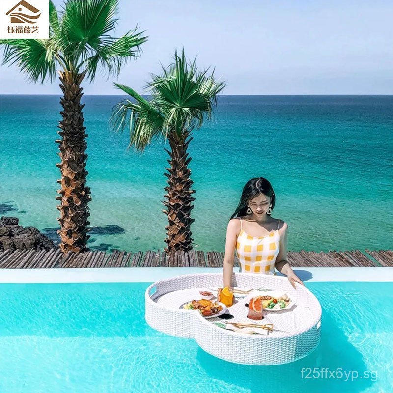 Bali Island Homestay Pool Floating Tray Breakfast Afternoon Tea Water ...