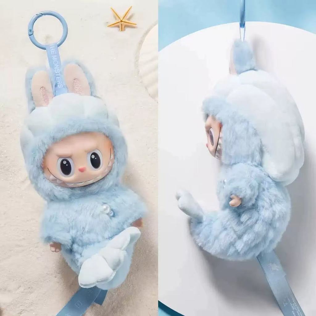 LABUBU Vinyl Face Plush Toy!Pop Mart Labubu Fishtail Lion Figure ...