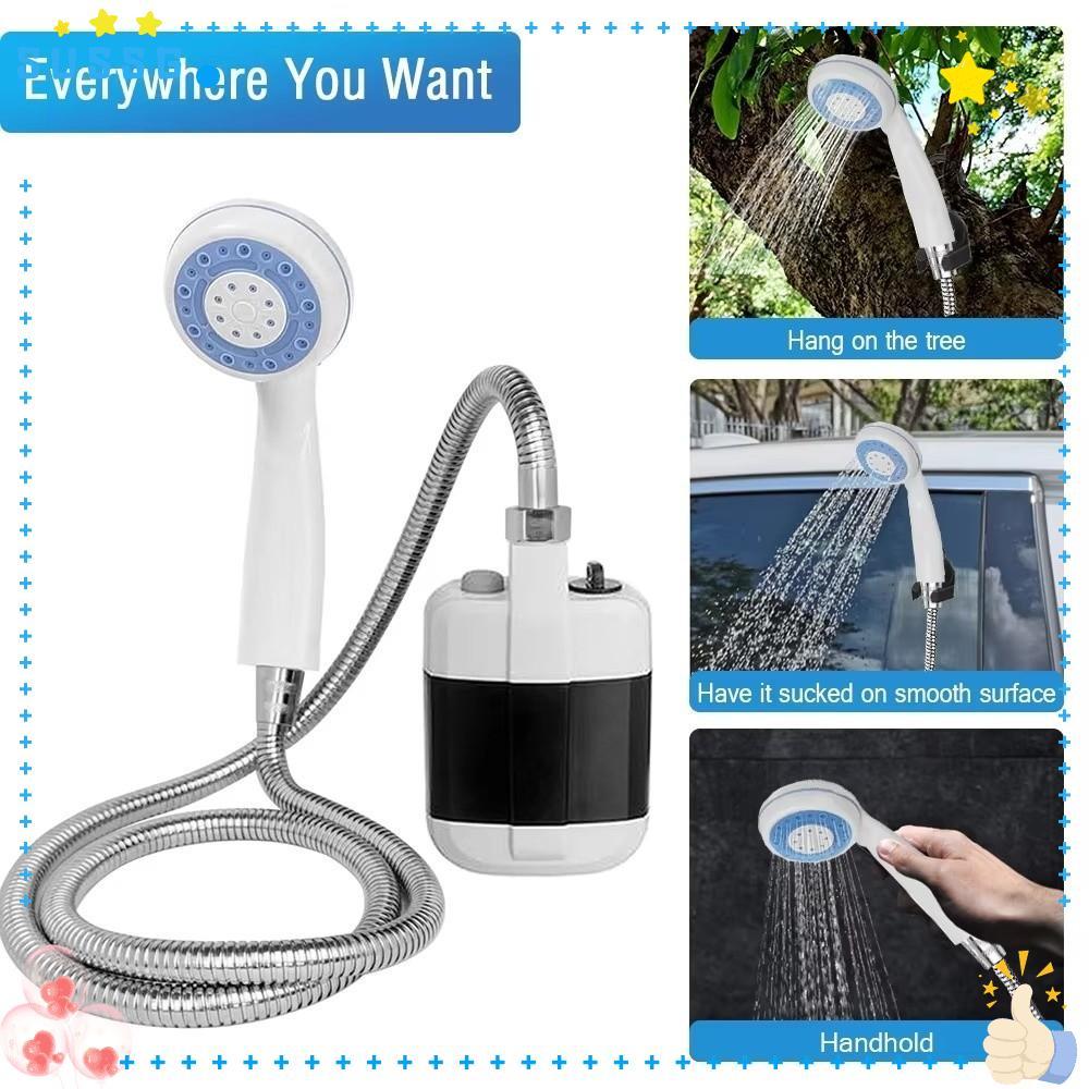 SUSSG Electric Shower Pump, USB Rechargeable High Pressure Camping ...