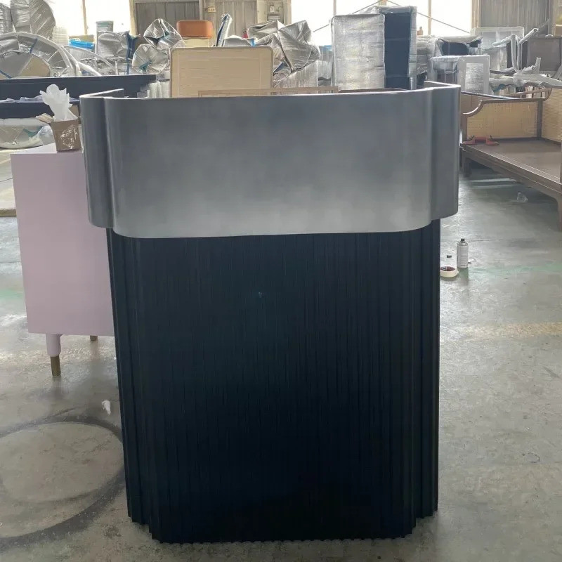 Beauty Modern Salon Reception Desk Office Podium Mobile Standing ...