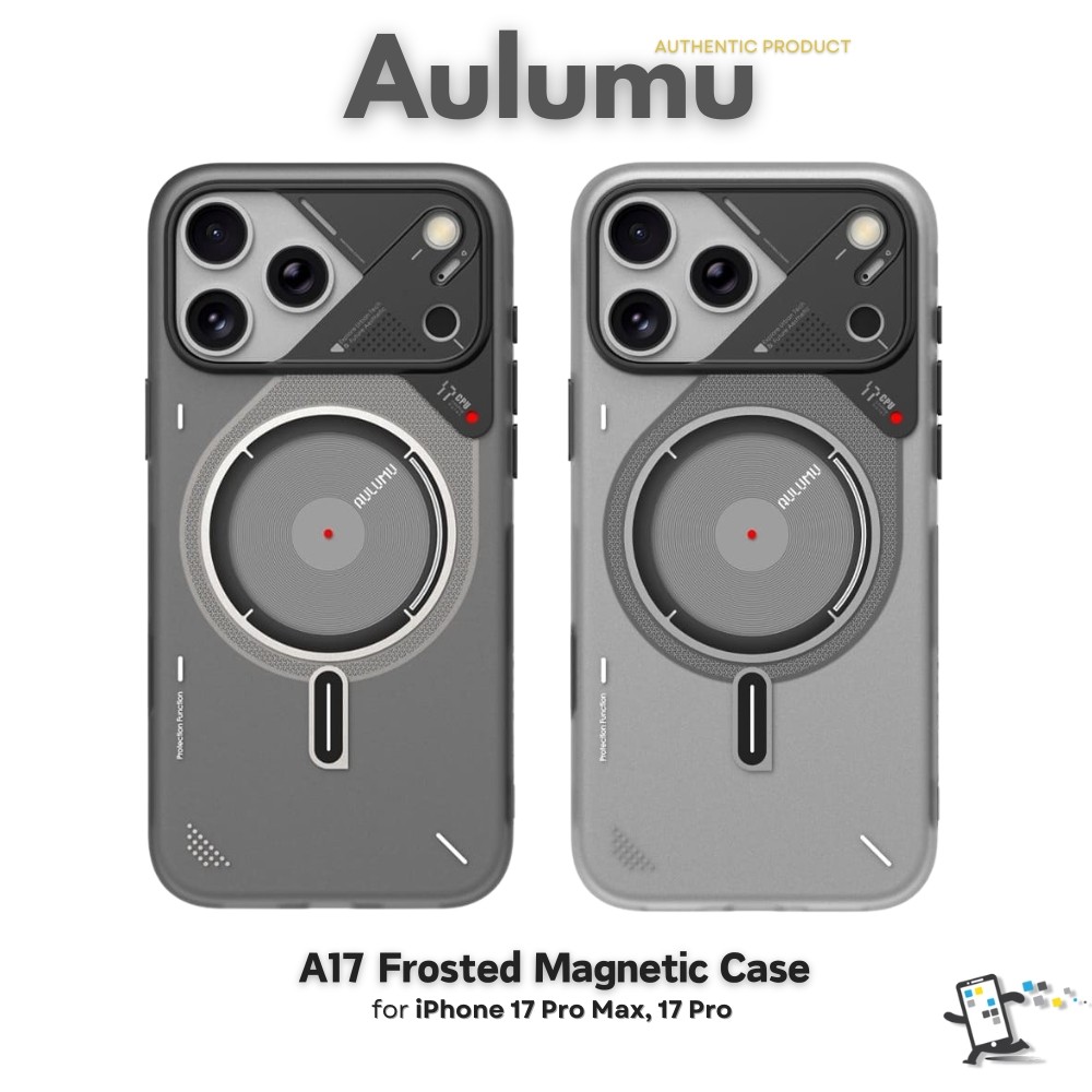 Aulumu A17 Frosted Magnetic Case For iPhone 17 Pro Max And 17 | Shopee ...
