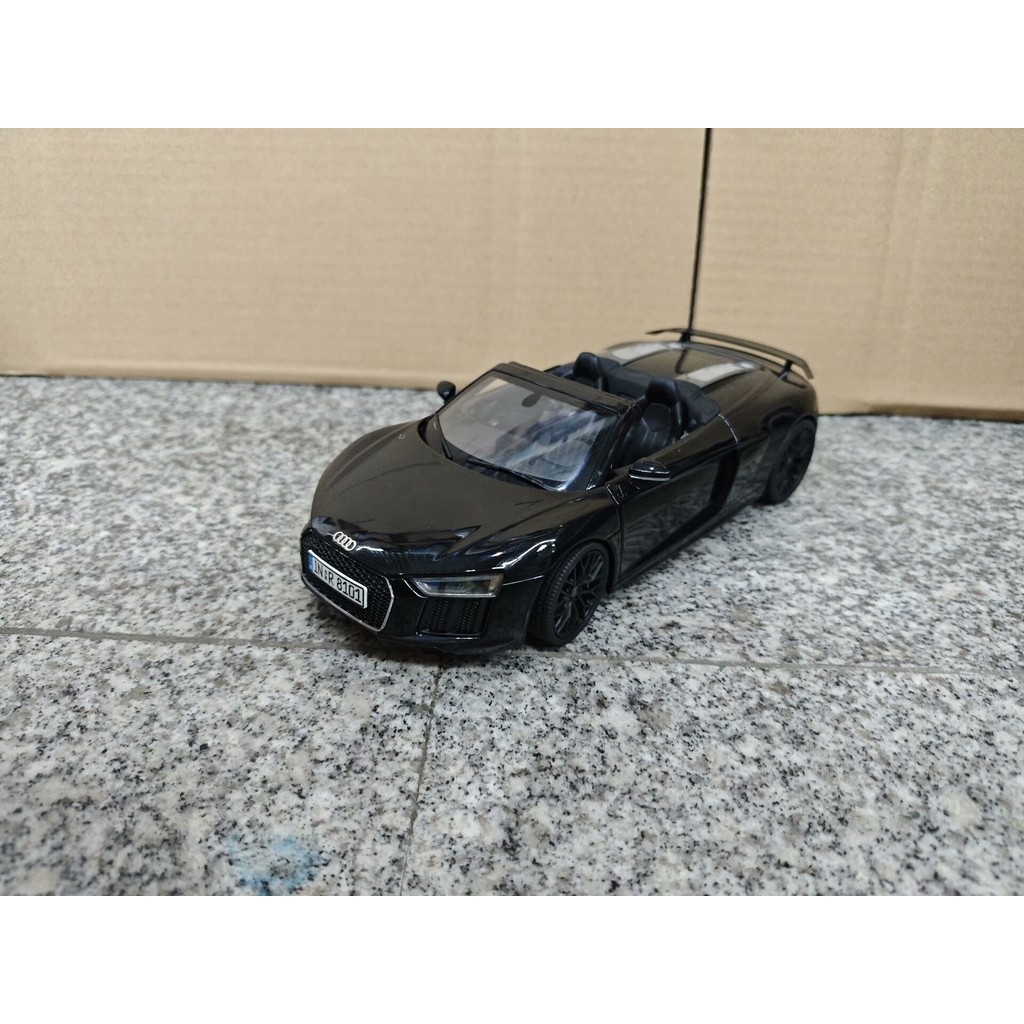1/18 Original Factory Audi R8 V10 Spyder Convertible Version Alloy Car ...