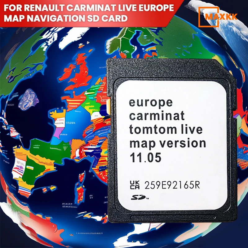 Latest Version 2025 V11.05 For Renault Carminat Live Navigation Sd Card ...