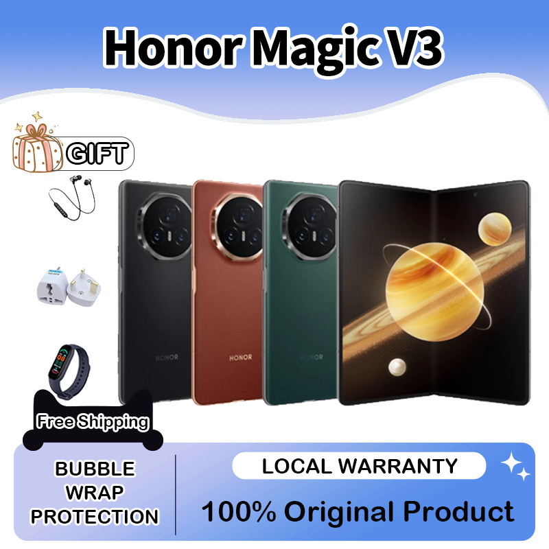 【Google play】Honor Magic V3 Foldable 5G Smartphone Snapdragon 8 Gen 3 ...