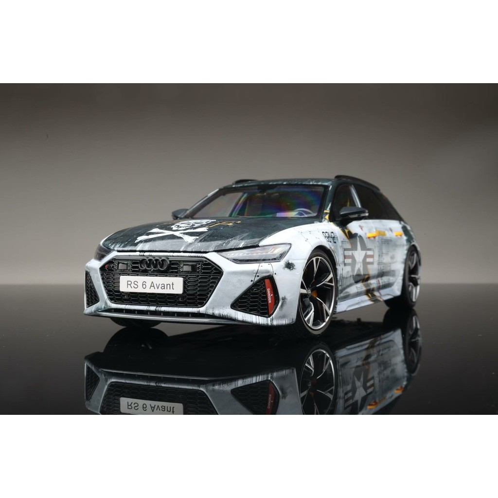 Qihui 1/18 Audi RS6 Audi Beautiful National Bone Gulou Squadron Coating ...