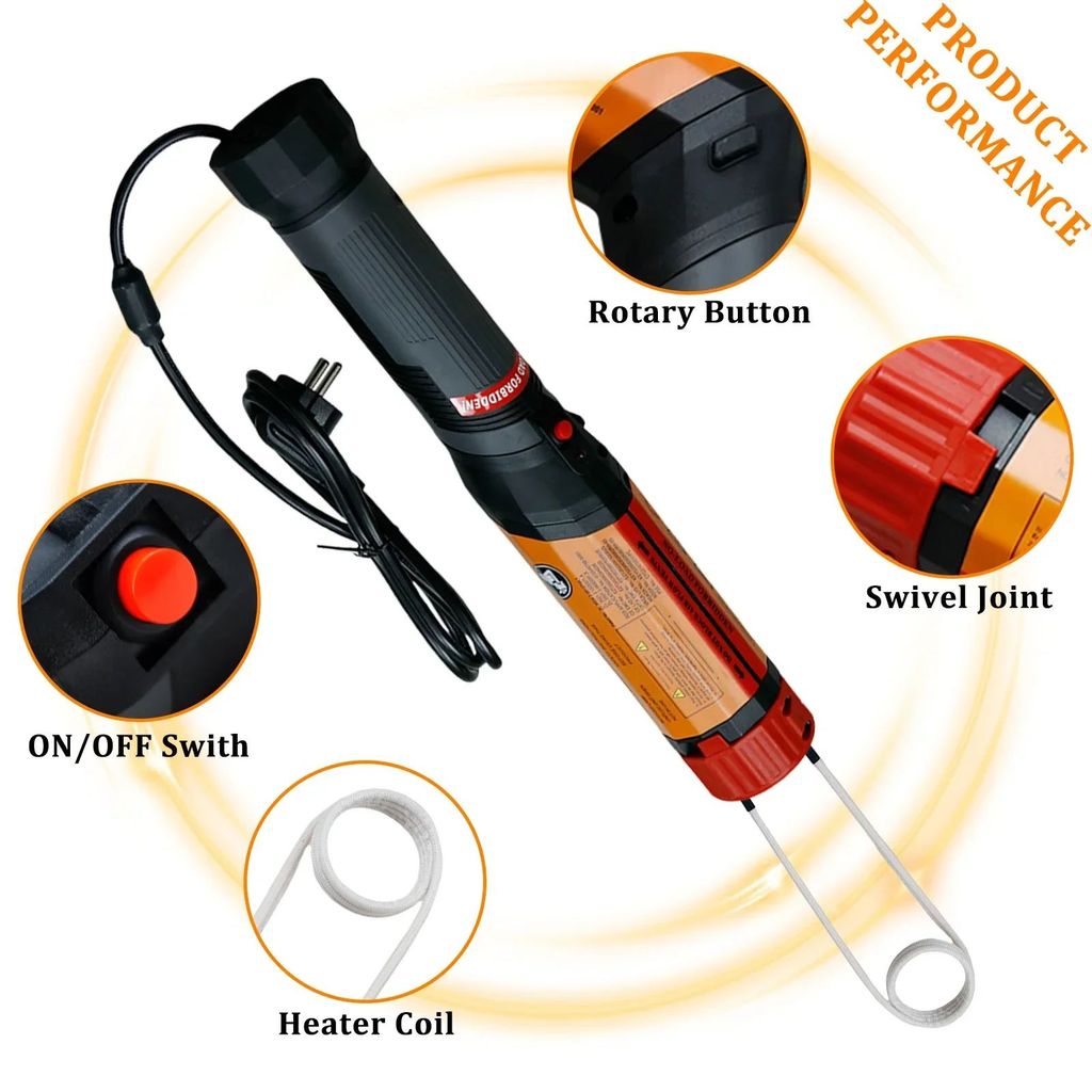 1100W Magnetic Induction Heater Kit 110V/220V PDR Car Garage Repairing ...
