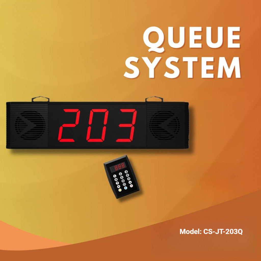 Wireless Queue Number System Extra Loud Calling System 3-Digital ...