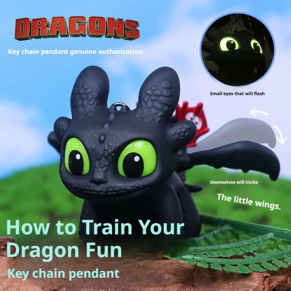 How To Train Toothless Car Center Console Ornament Light-up Toothless ...