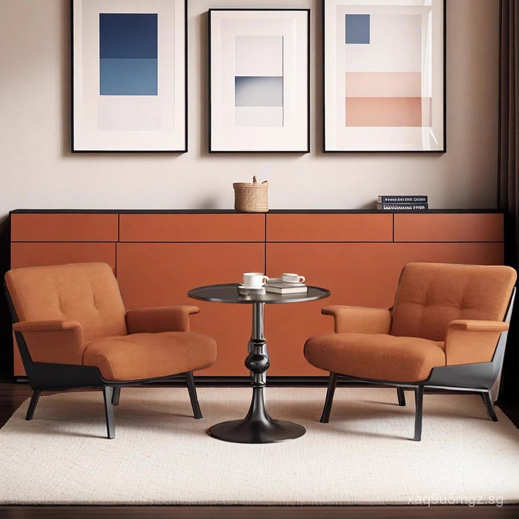 Cafe Single Leisure Sofa Hotel Lobby Reception Rest Area One Table Four ...