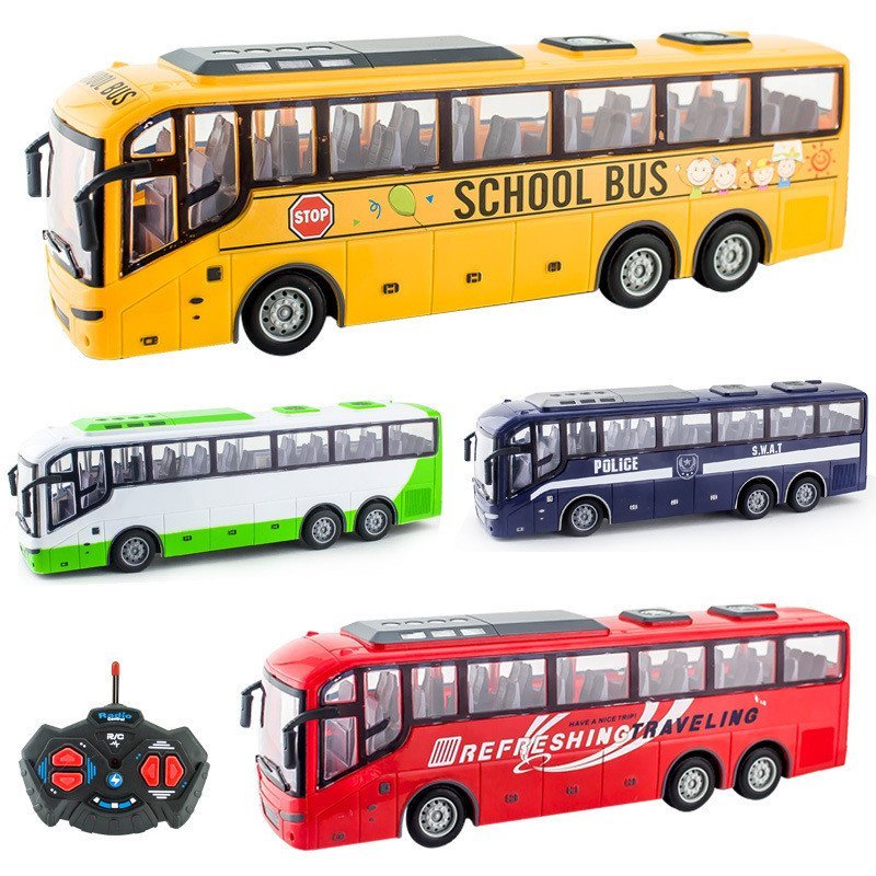 Cross-Border Electric Wireless Remote Control Bus with Lights ...