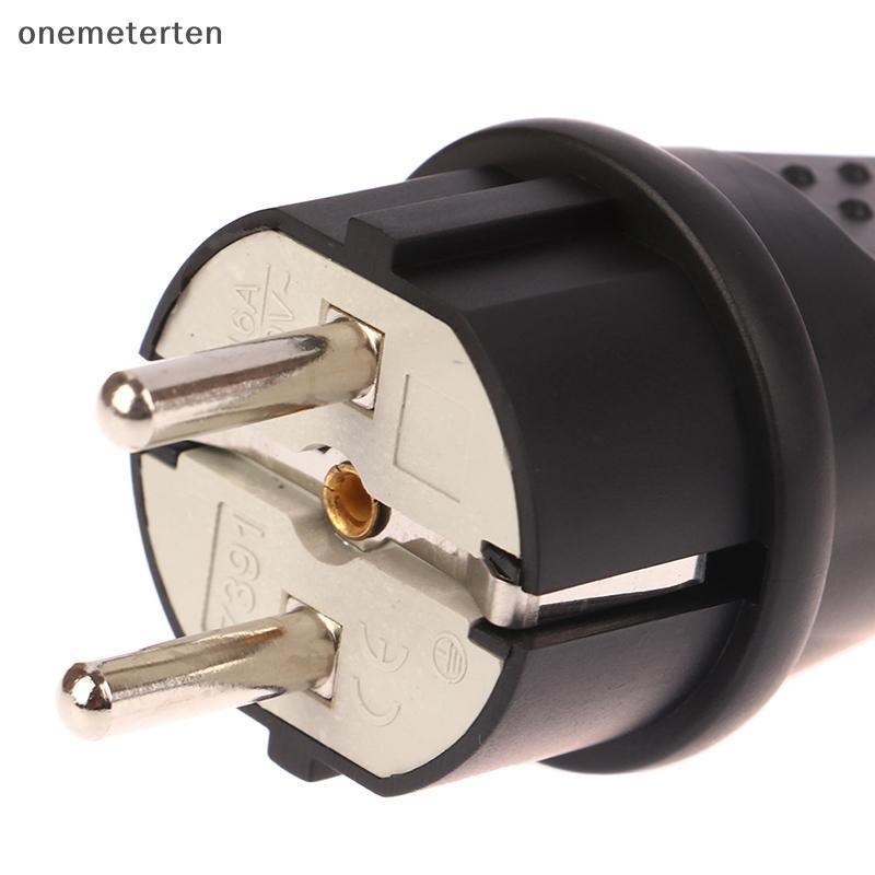 ont EU Rubber Waterproof Socket Plug Electrial Grounded European ...