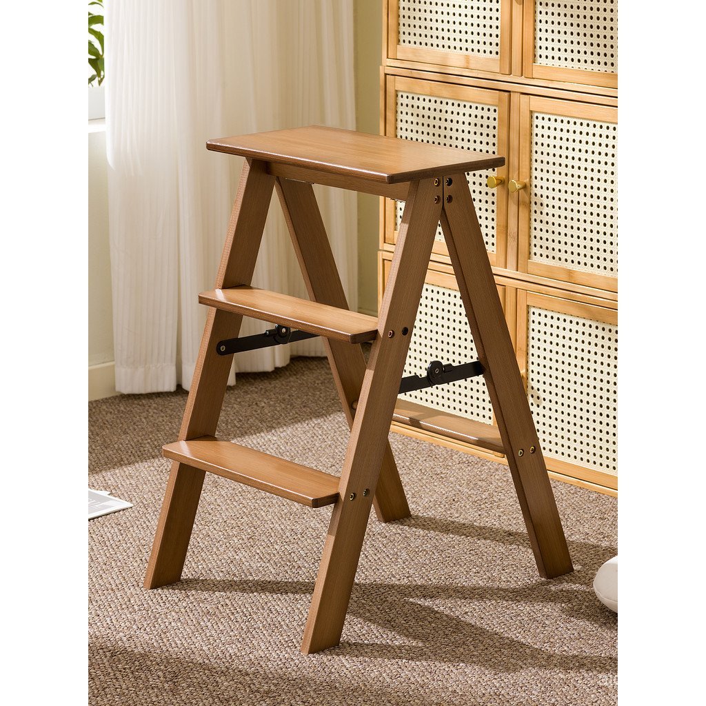 Ladder Stool Step Stool Kitchen Bar Stool High Stool Household ...