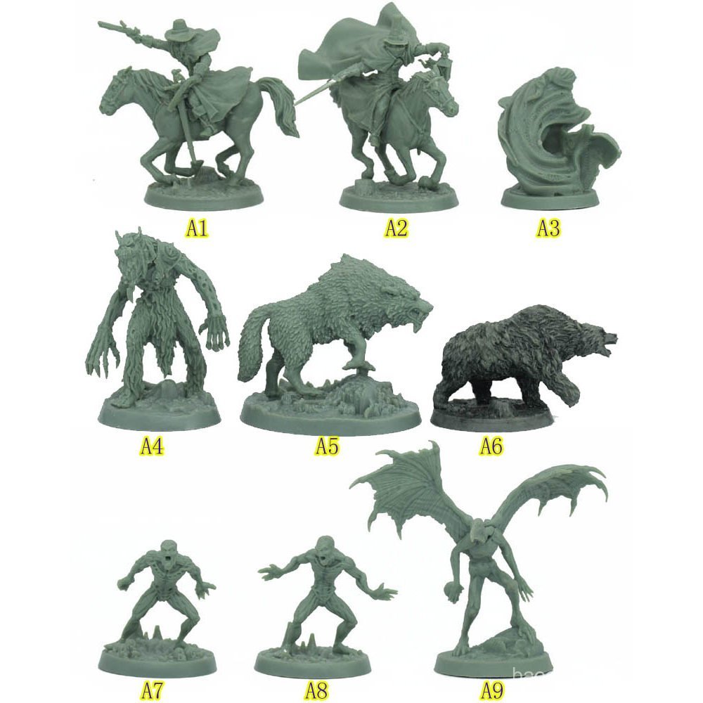 Solomon Kane Board Game Model Western Characters Cavalry Bear Werewolf ...