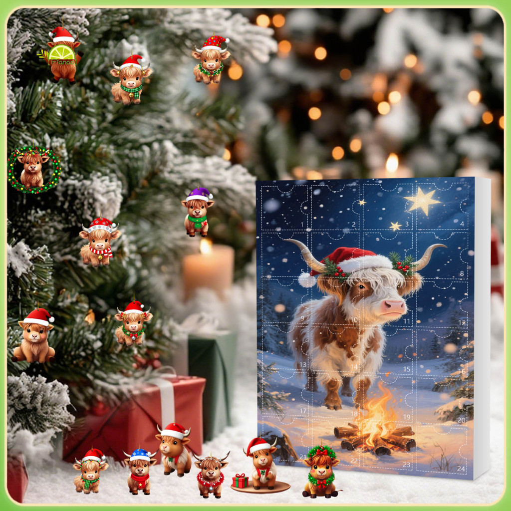 Joyful Holiday Countdown Decoration Festive Christmas Countdown Decor ...