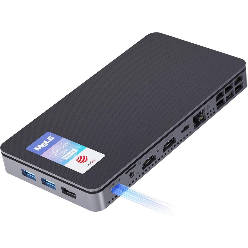 MeLE Mini PC with Win-11-Pro,Micro Desktop Computer Overclock 4C N150 ...