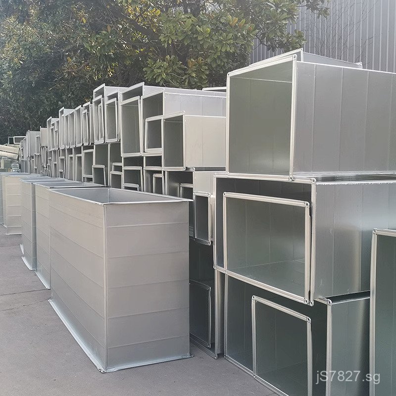 Firefighting Rectangular Duct Factory Pipeline Square Galvanized Smoke ...