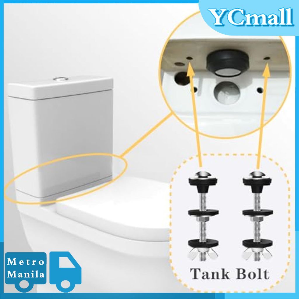 2Pcs Stainless Steel Toilet Pan Fixing Fitting Toilet Tank Screw ...