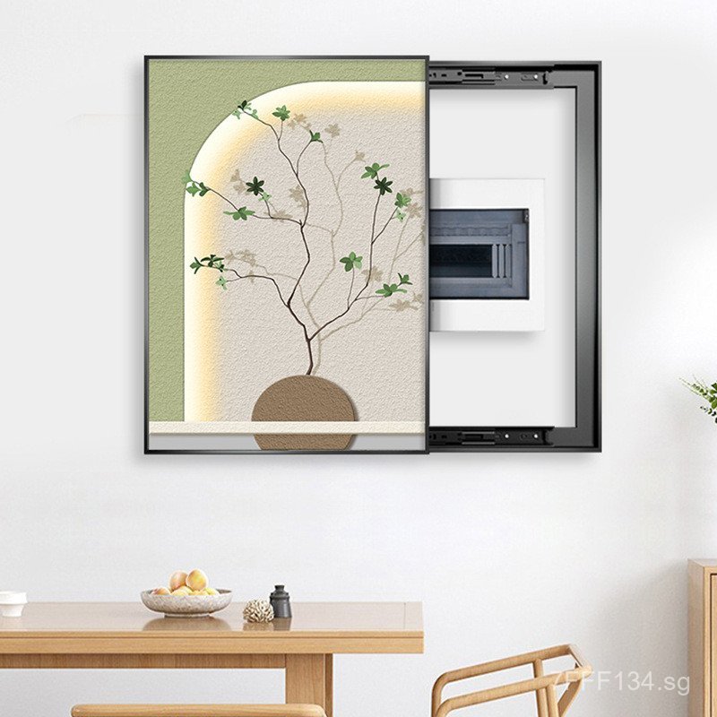 Nordic Vertical Electric Meter Box Decorative Painting Modern Simple ...