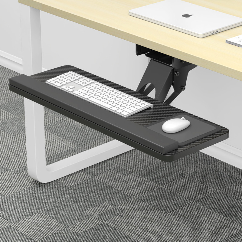 Keyboard Tray Under Desk Drawer Slide Mouse Lift Tray Office Computer ...