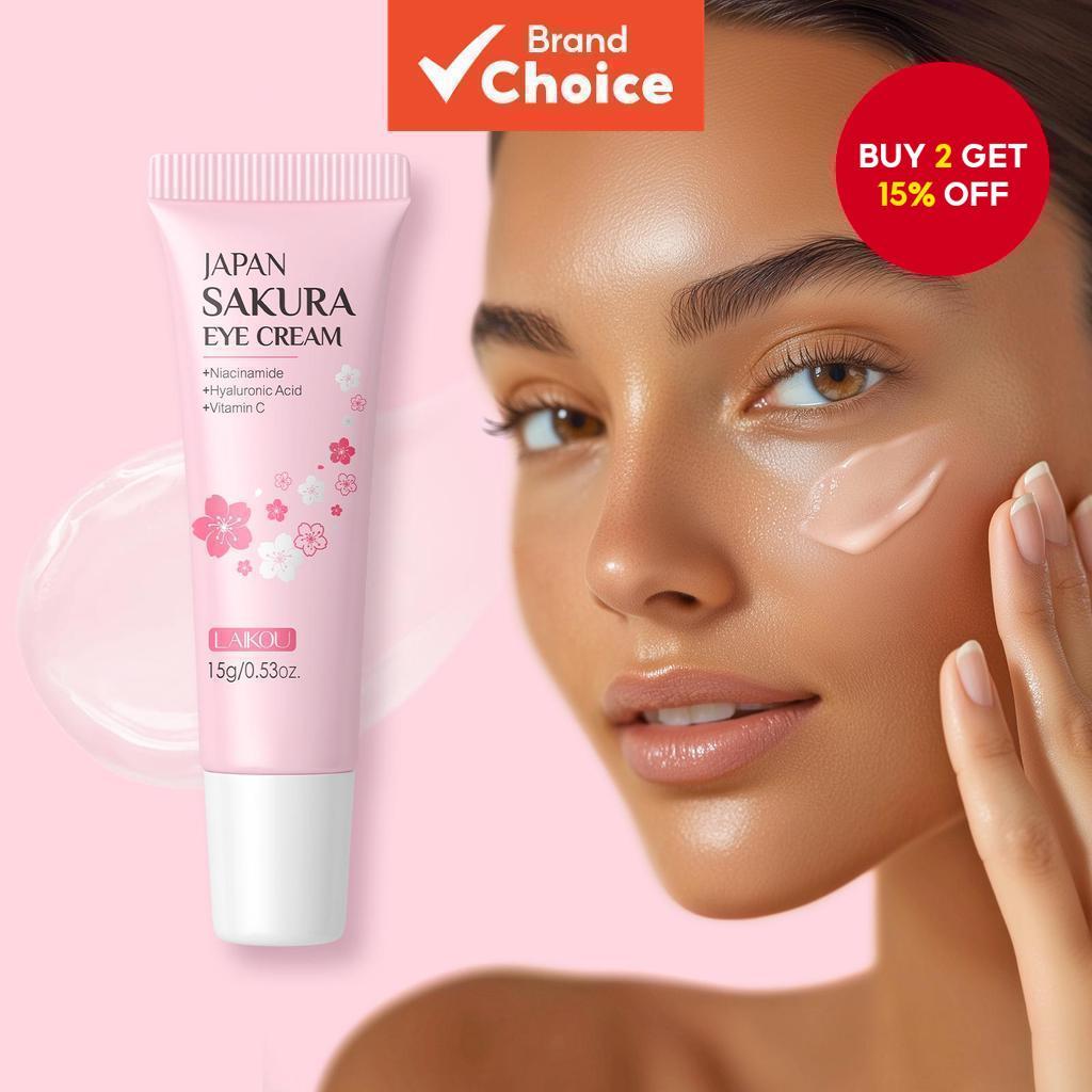 LAIKOU Japan Sakura Eye Cream Serum Anti-wrinkle A nti-aging Remover ...