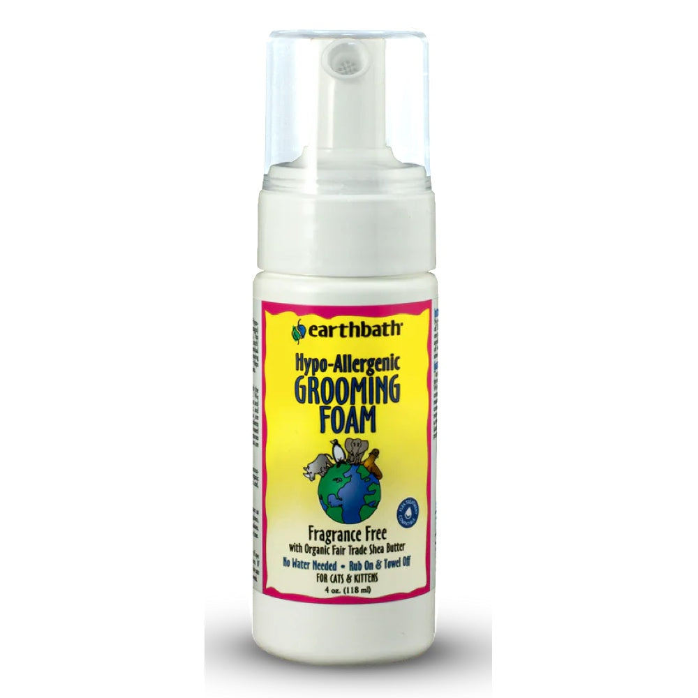 EarthBath Hypo-Allergenic Grooming Foam for Cats 118ml | Shopee Singapore
