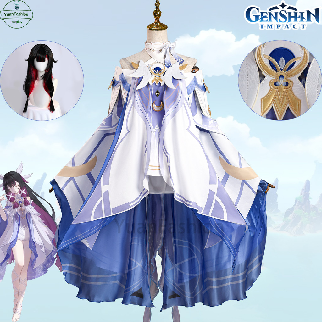 [Ready Stock]Genshin Impact cosplay Damselette Columbina cosplay Anime ...