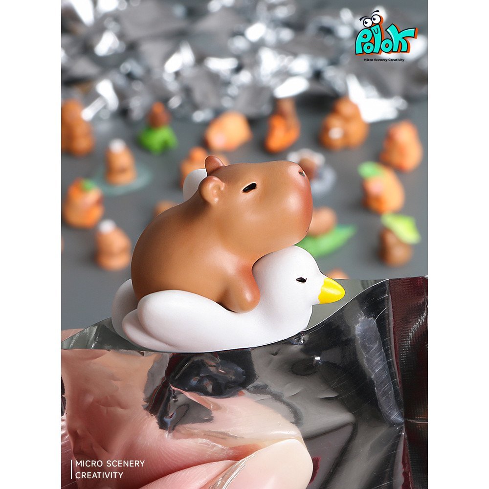 New Mini Cute Capybara Blind Bag Miniature Cartoon Capybara Realistic ...