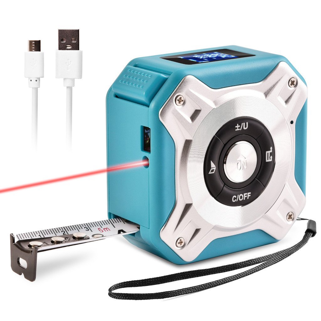 Distance Measuring Tape Metric and Imperial Aluminum Alloy Laser/Meter ...