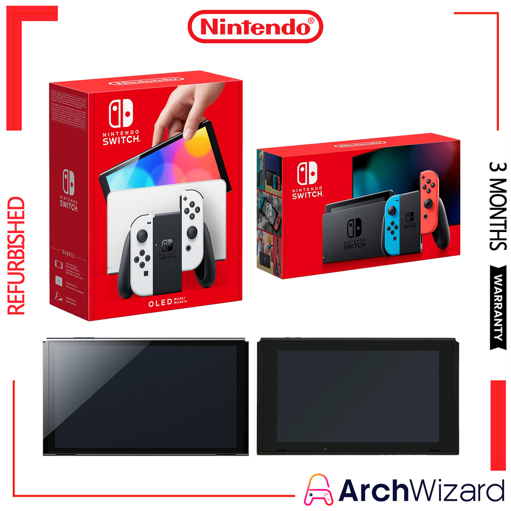 Nintendo Switch Console (Refurbished, Nintendo Switch) | Shopee Singapore