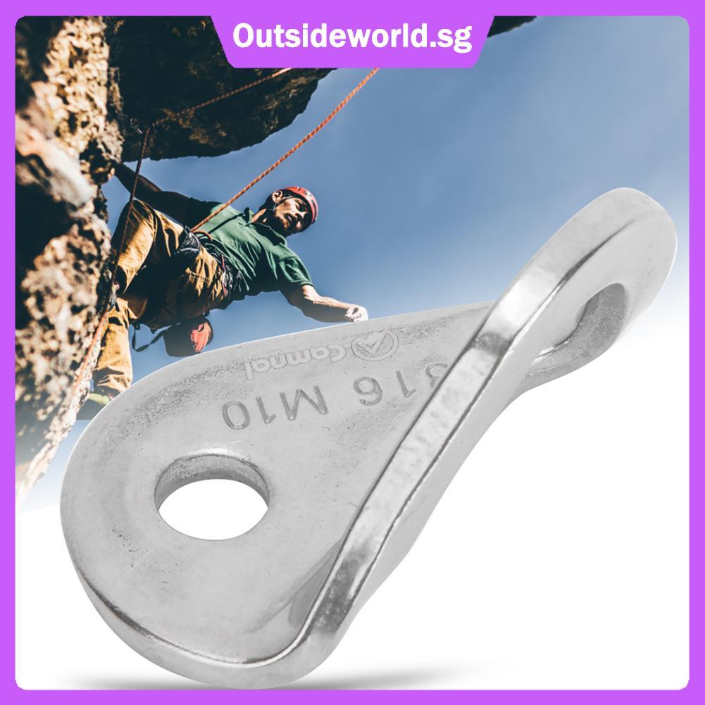 outsideworld.sg Aumotop 316 Stainless Steel Rock Climbing Hanging Fixed ...