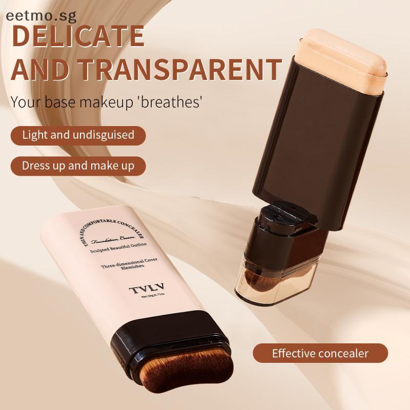 [eetmo] Double-Head Eraser Foundation Stick With Brush 5 Colors ...