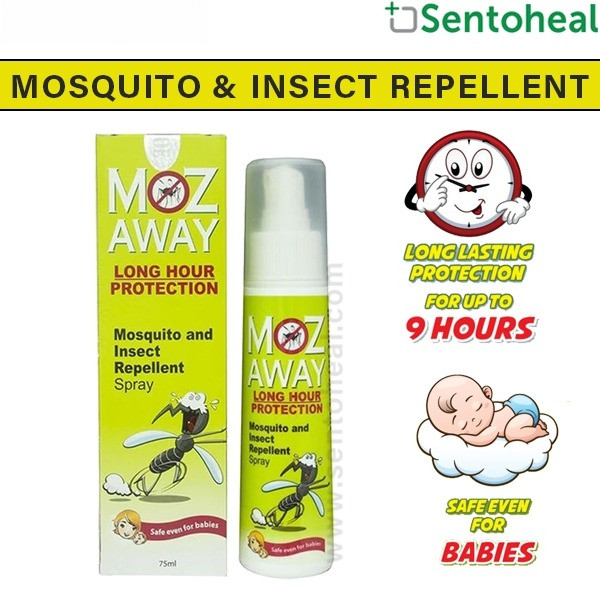 MOZ AWAY (EXP:09/26) Mosquito & Insect Repellant Spray Long Hour ...