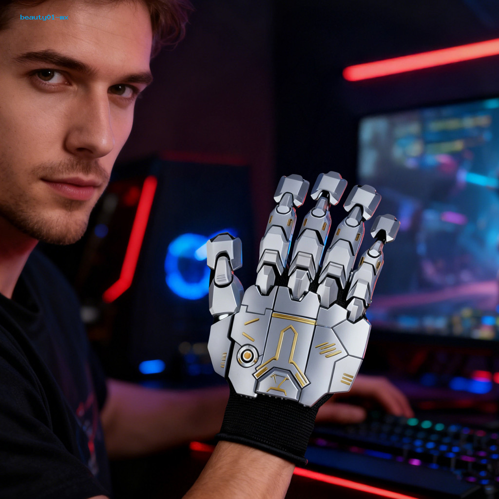 BEA Cyberpunk Gloves Stretchable Cyberpunk Gloves Cyberpunk Mecha Glove ...