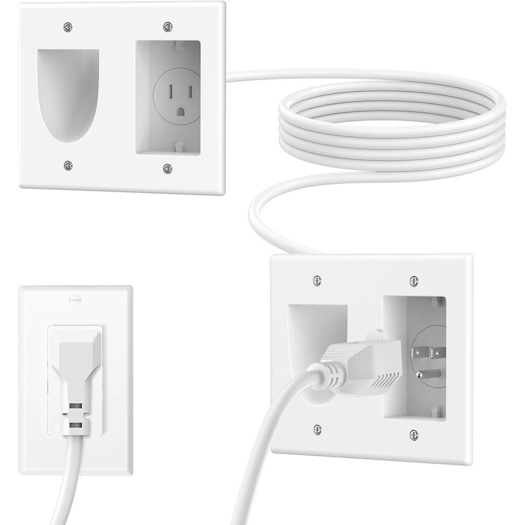 in Wall Cable Management Kit for Wall,Hide Cords Wall Mounted TV,Power ...