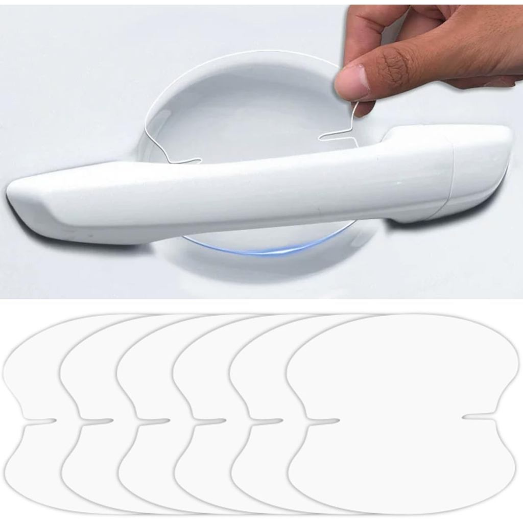 10pcs Clear Car Door Handle Scratch Potector TPU Car Door Sticker ...