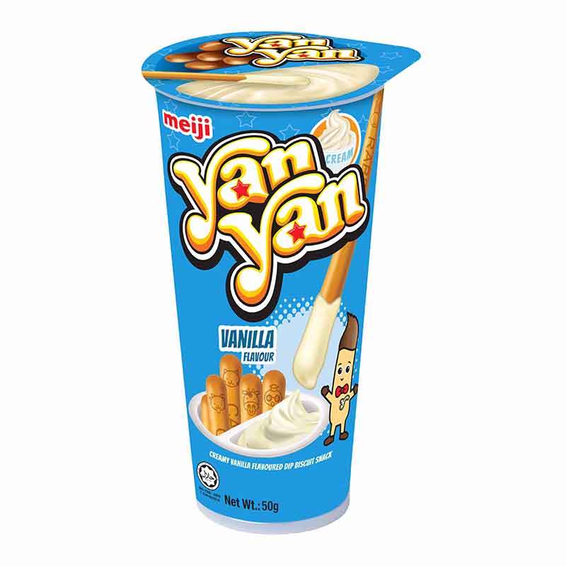 Meiji Yan Yan Vanilla, 50g | Shopee Singapore