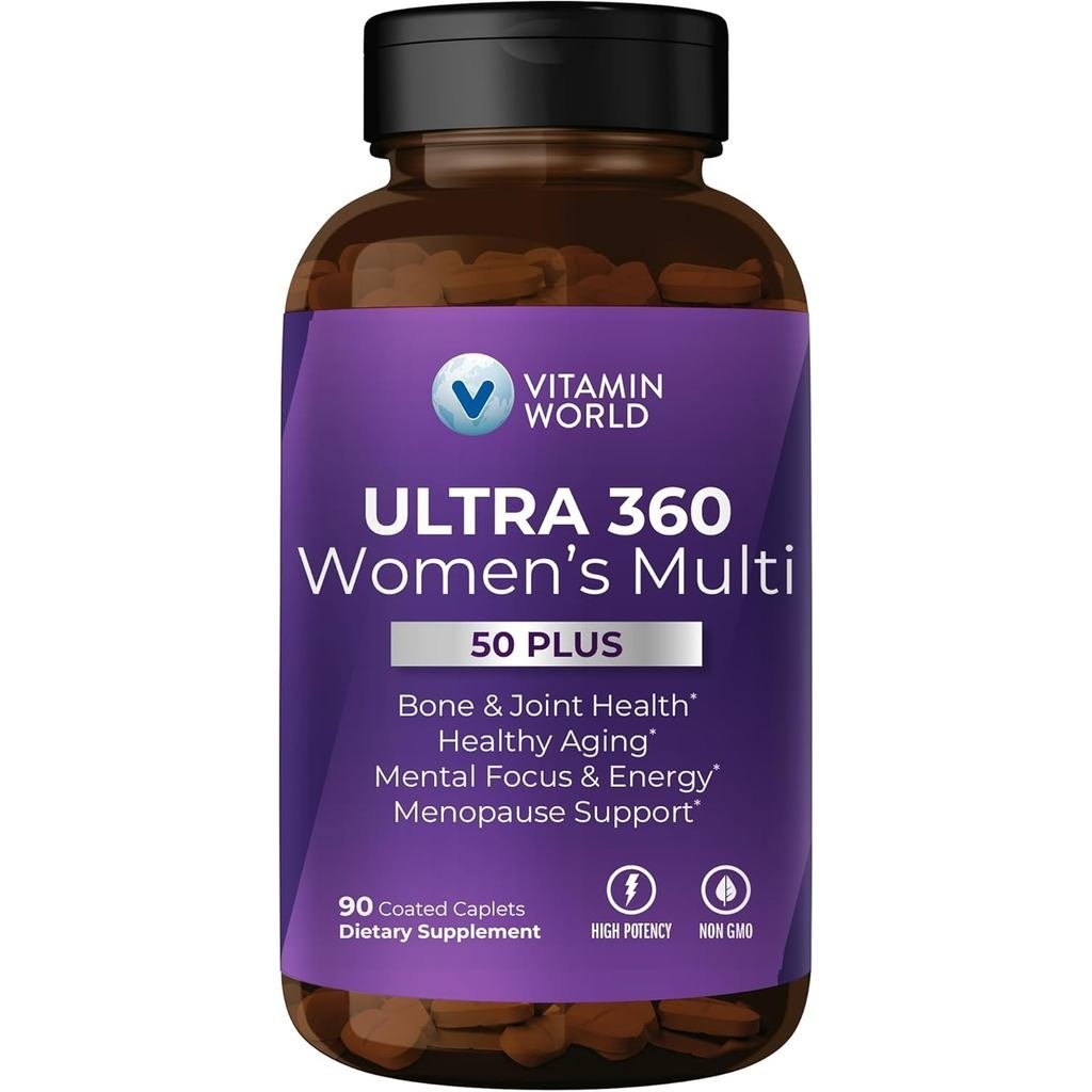 Vitamin World Ultra 360 Multivitamin for Women 50 Plus, Women's 50 ...
