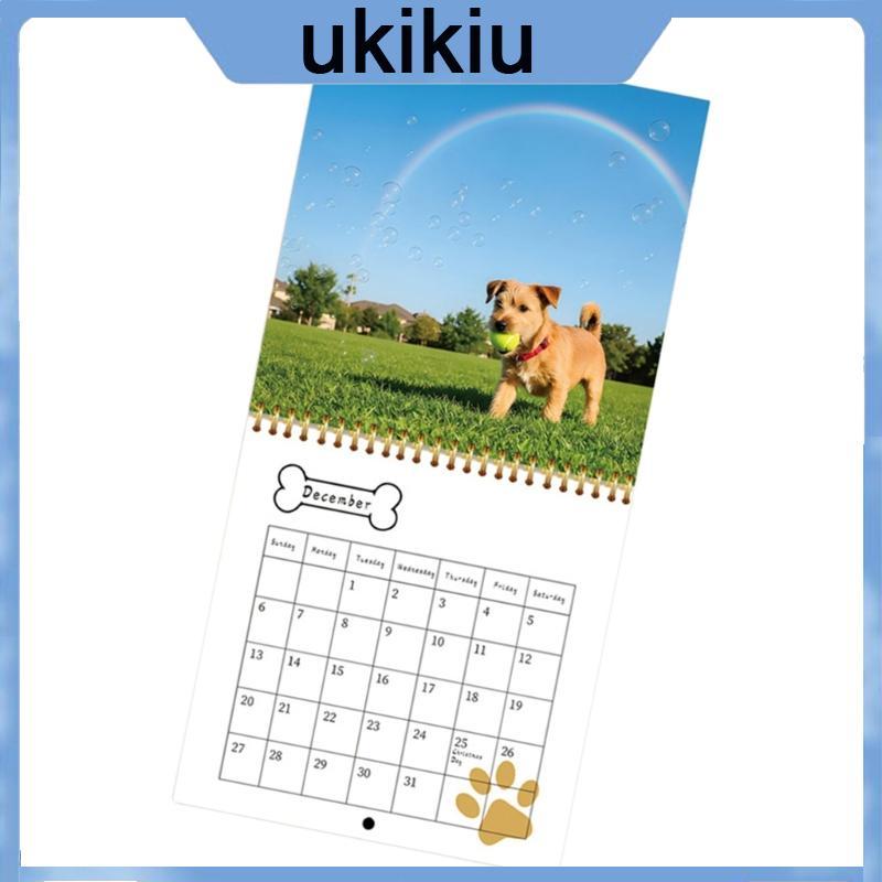 UKIi 2026 Dog Themed Calendar Twin Coil Binding 2026 Wall Monthly ...