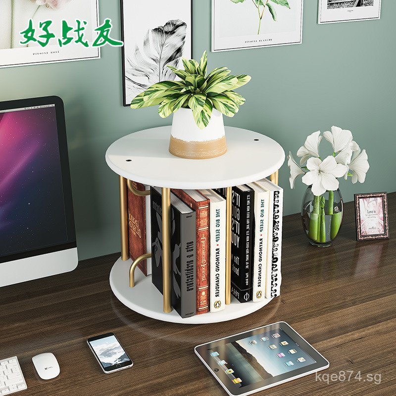 Light Luxury Simple y Desktop C Wooden Office Desk Student Storage Rack ...