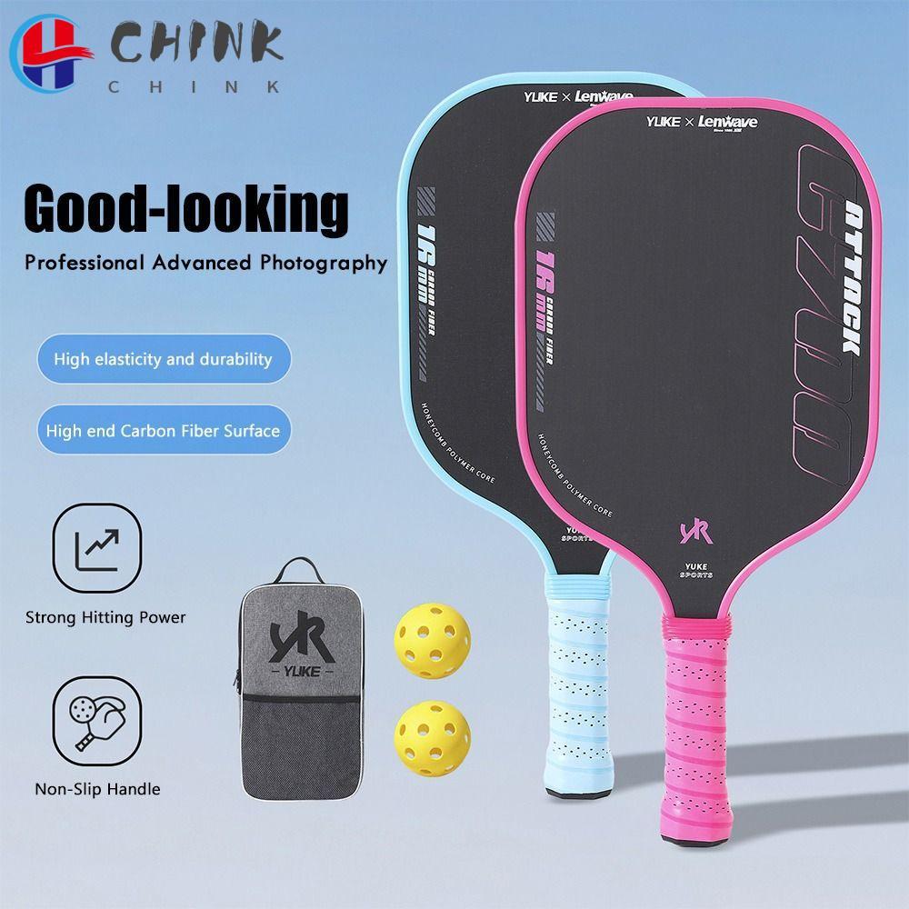 CHINK Pickleball Rackets, Anti-slip T700 Pickleball Paddles, Fashion ...