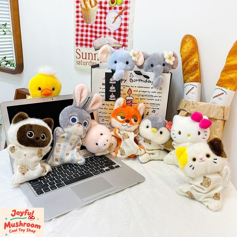 Judy Nick Bean Bag Plush Toy Creative Cute Little Elephant Wristband ...